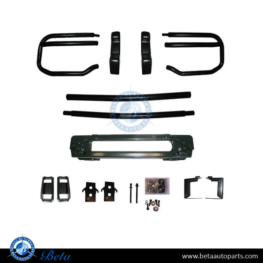 Mercedes G-Class W463 (2018-2024), Bull Bar for G63 with Guard (Black ...