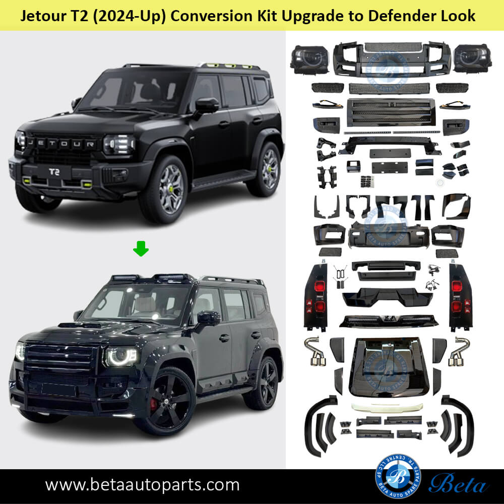 Jetour T2 (2024-Up), Body Kit Conversion Upgrade to Defender Look, Chi ...