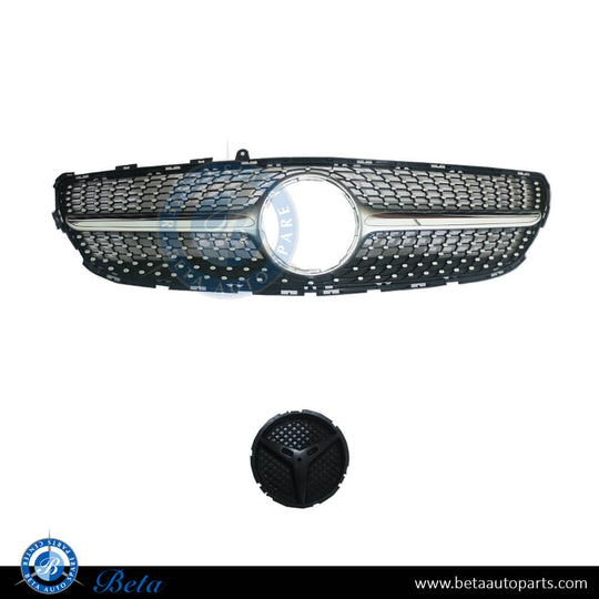 Mercedes CLS-Class W218 (2015-2018), Radiator Grille Diamond Look with ...
