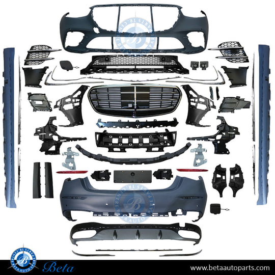 Mercedes S-Class W223 (2021-Up), Body Kit Normal AMG (Silver), China ...